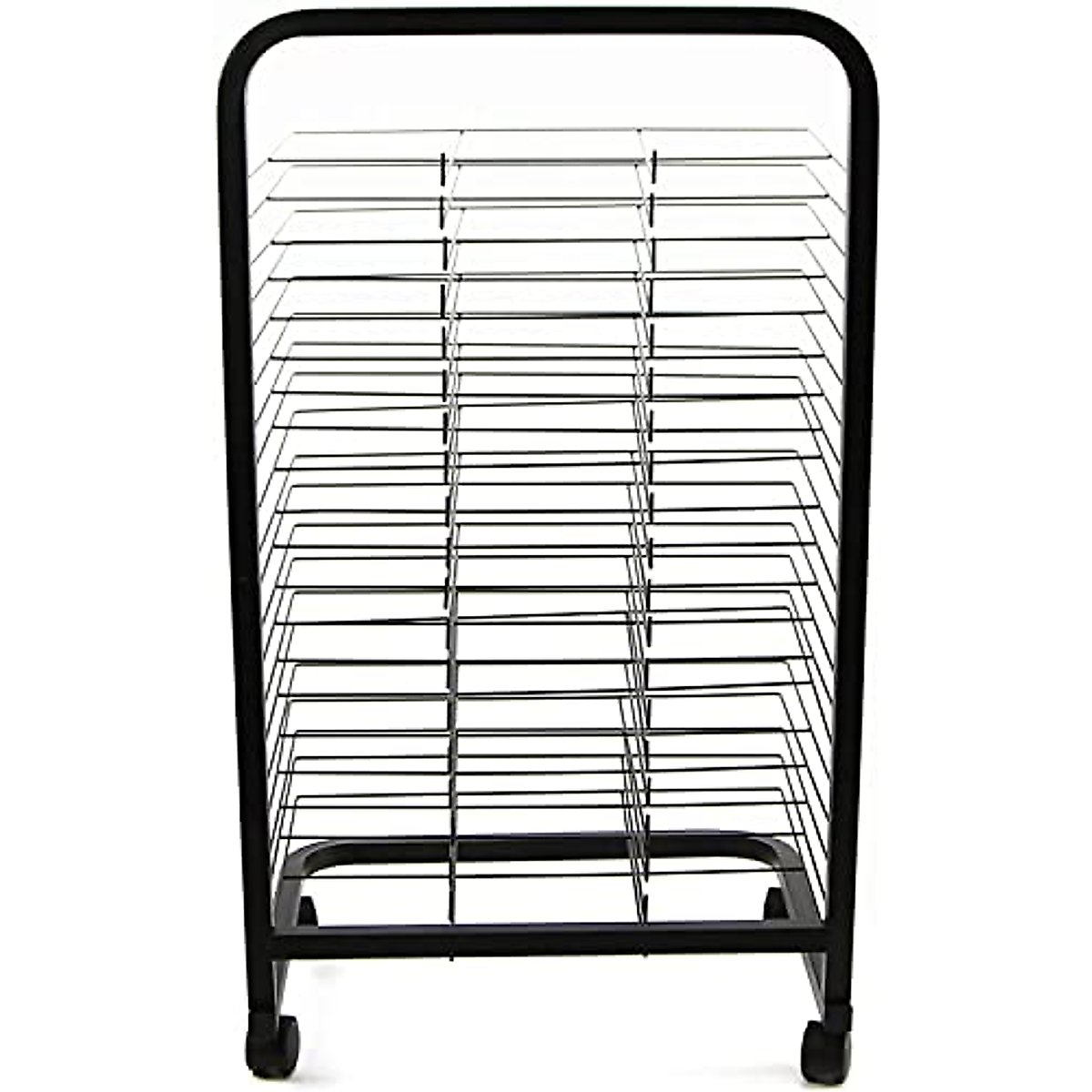 CENAP Art Drying Rack, Mobile Classroom Drying Rack with Wire Rack for Art Studio and Home use, Drying and Printing Rack (Size : 35-Layer)