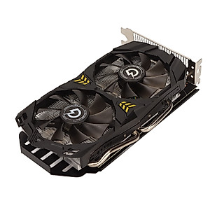 RX580 Graphics Card, 8G GDDR5 Computer Graphics Card with Fans 1244/14000MHz 8GB/256bit/GDDR5, Desktop Computer Game Discrete Graphics Card Support HDMI/3 DP for Computer(RX580 8GB
