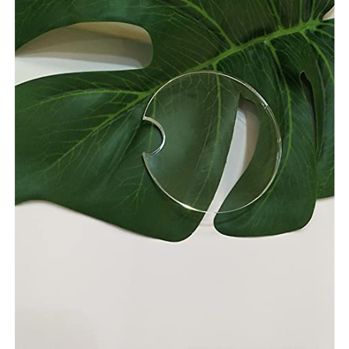 Set of 10 DIY Car Coaster Acrylic Blanks, Tumbler Topper Acrylic Blanks for DIY Coaster Car Kitchen Living Room Office (Clear)