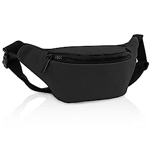 Waist Bag for Kids, Cute Fanny Pack for Little Boy Girls, Fashion Children's Bum Bag Lightweight Chest Bag Princess Mini Bags (Black)