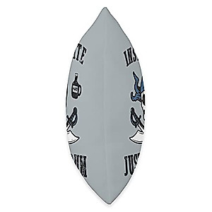 Funny Pirate Lover Gifts Men Women Instant Just Add Rum Funny Pirate Joke Skull Graphic Throw Pillow, 16x16, Multicolor