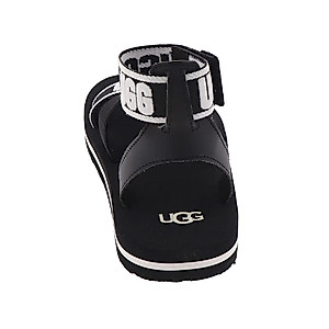 UGG Unisex-Child Allisa Sandal, Black, 6