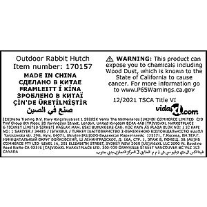 Online Gym Shop CB17590 Outdoor Wooden Chicken Coop Rabbit Hutch Small Animal House Pet Cage 1 Layer - 36 in.