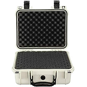 Eylar Protective Hard Camera Case Water & Shock Proof w/Foam TSA Approved 13.37 Inch 11.62 Inch 6 Inch Polar White
