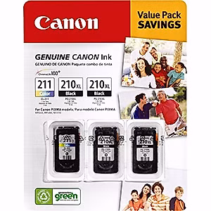Canon PG-210XL & CL211-3 Pack