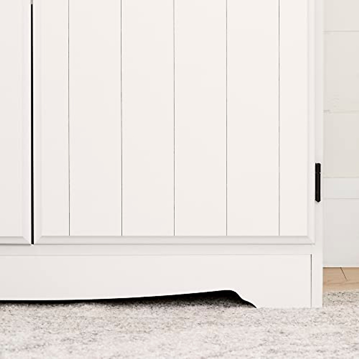 South Shore Farnel 4-Door Storage Cabinet-Pure White, Tall
