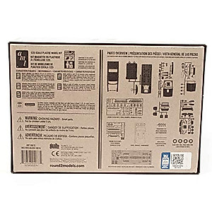 AMT 1963 Ford Galaxie 1/25 Scale Plastic Model Kit, White, AMT1186