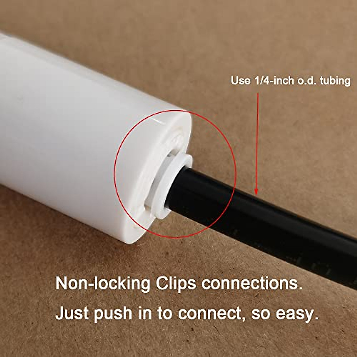 Malida 1/4 inch quick connector fittings Flow Restrictor for RO water purifiers Reverse Osmosis Systems (2, 420CC--75GPD)