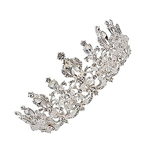 STAHAD Rhinestone Crown Stocking Stuffer Hair Gifts De Alloy Baroque Crystal Headband Tiara Wedding Headpiece Pageant Tiara Party Accessory Rhinestones Wedding Tiara Alloy