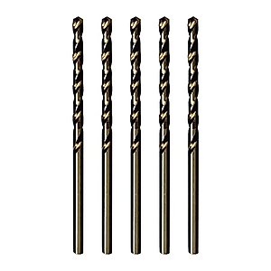 STROTON 6% Cobalt Drill Bits for Stainless Steel and Hard Metal (3/32 x 5PCS)