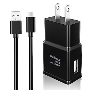 Type C Android Fast Charger Compatible Samsung Phone Charger Fast Charging Block with 4FT USB C Cable for Samsung Galaxy S10/S10e/S8/Note 10/Note 9/Note 8/S23/A32/A50/A51/A52/A53/A13,Pixle,Moto,LG
