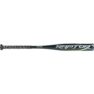 Rawlings | RAPTOR Baseball Bat | USA | -10 | 1 Pc. Aluminum | Dark Green | 29 inch