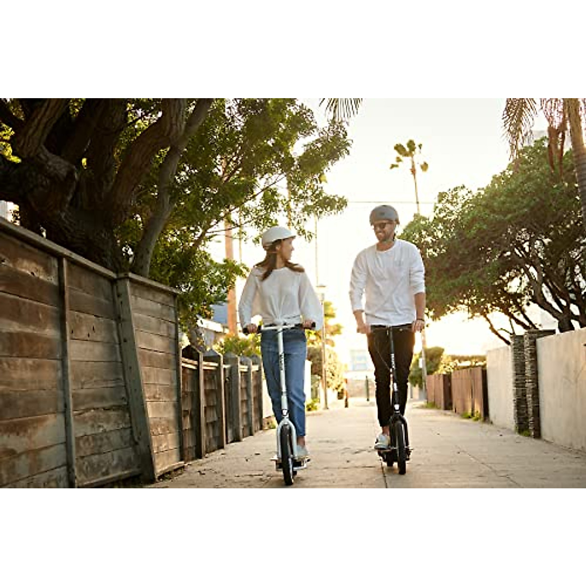EcoSmart SUP Electric Scooter – 16" Air-Filled Tires, Wide Bamboo Deck, 350w High-Torque Hub-Driven Motor, Up to 15.5 mph & 15.5 Miles Range, Rear-Wheel Drive