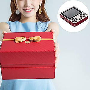 2100mah ABS Retro Gaming Console Multifunctional Handheld Joystick Game Player Portable Pocket Console with USB 3.5mm Ports Dual TF Card Slots for PSP/N64/NDS/PS Game Forms