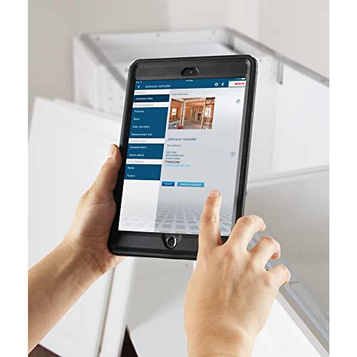 BOSCH Blaze GLM50C Bluetooth Enabled 165ft Laser Distance Measure with Color Backlit Display