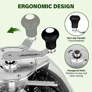 iPower 16 inch Bud Leaf Bowl Trimmer Twisted Spin Cut with Upgraded Gears Sharp Stainless Steel Blades, for Hydroponic Plant, 16", Silver