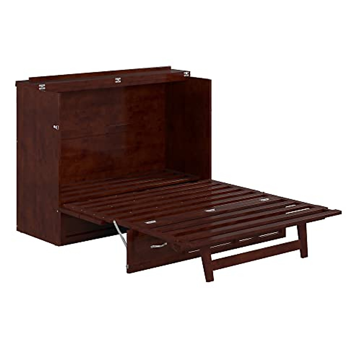 AFI Deerfield Murphy Bed Chest Full, Walnut