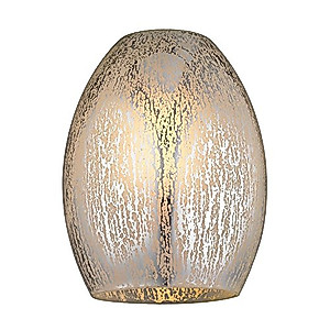 Design Classics Lighting Mercury Oblong Glass Light Shade