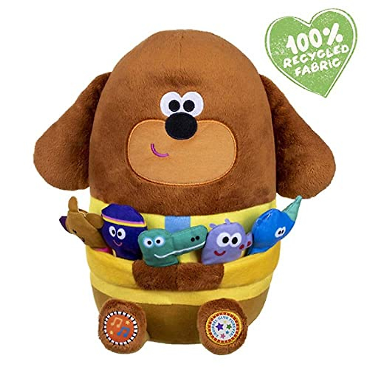 Hey Duggee AB Gee abgee 539 2149 EA with Music and Storytime Squirrels, red, 15 x 18 x 30 Centimeters