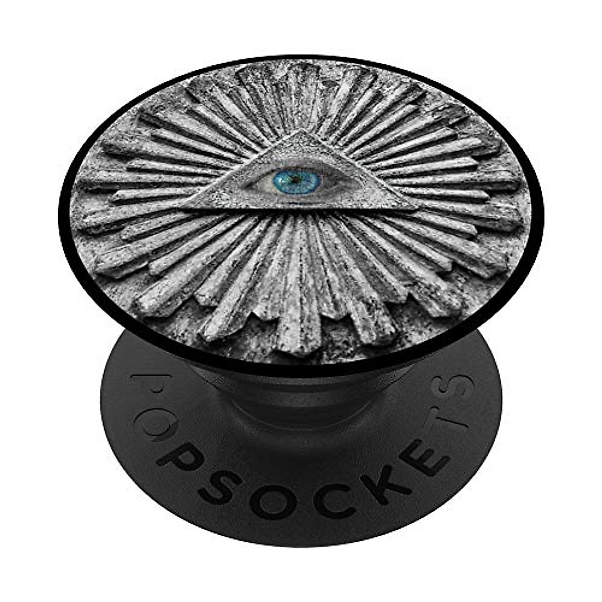 All Seeing Eye Illuminati Triangle PopSockets PopGrip: Swappable Grip for Phones & Tablets