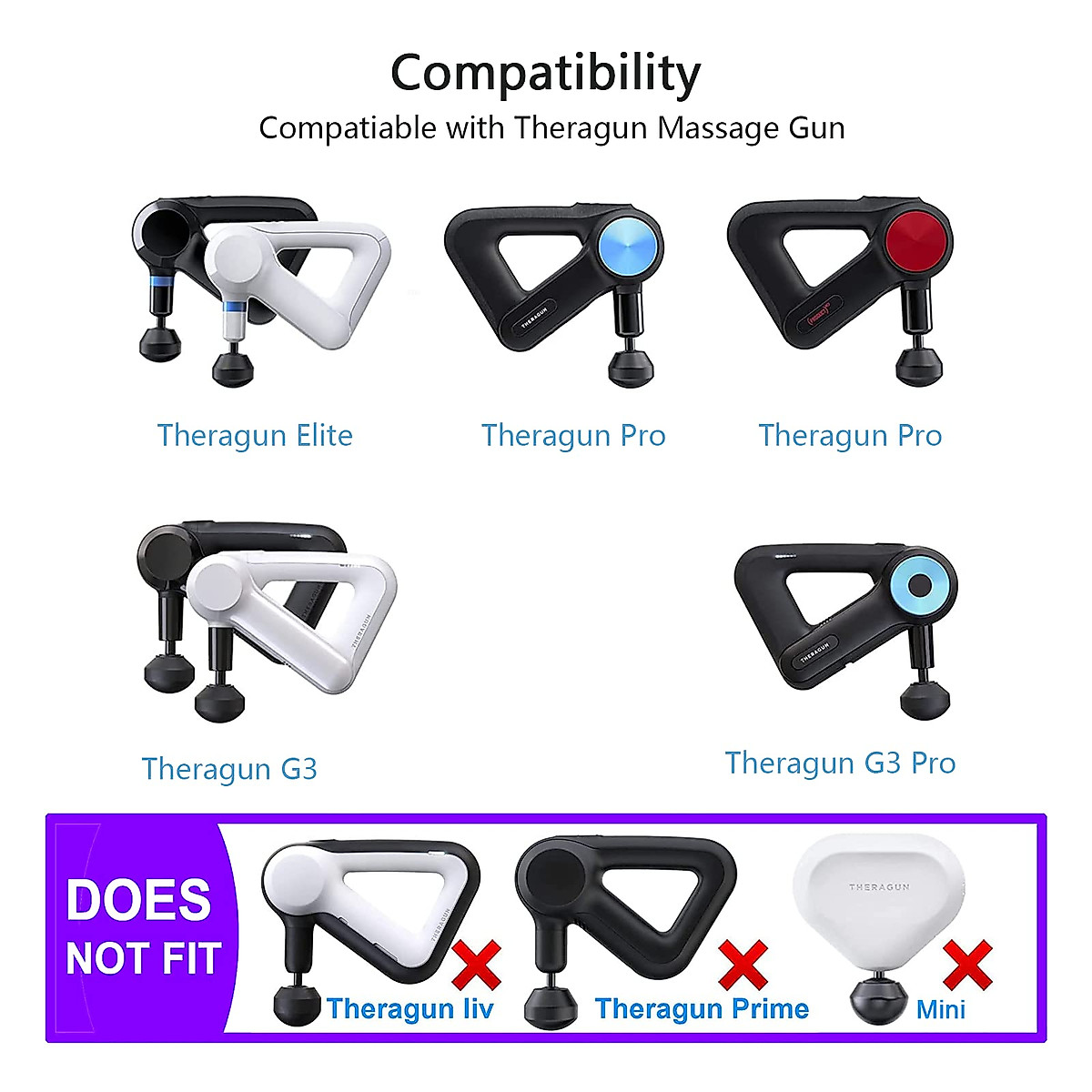 RCBCH Replacement for Massage Gun 20v Charger Adapter, Compatible with Theragun Elite, Theragun PRO G4, G3, G3PRO, G3-PRO Deep Tissue Massage Gun Adapter Power Supply Charging Cable Cord