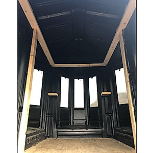 Hughes HP-67010 Hunting Ground 4x8 The Lodge Box Blind W Window Kit (No Stand)