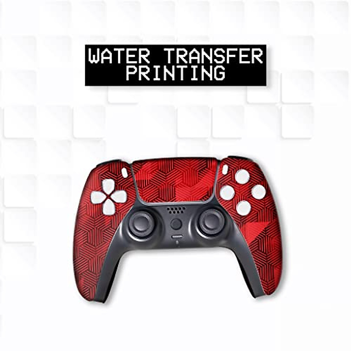 BCB Controllers Custom Wireless Controller compatible with PS-5 Controller | Works with Playstation 5 Console | Proudly Customized in USA with Permanent HYDRO-DIP Printing (NOT JUST A SKIN)