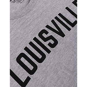 Ann Arbor T-shirt Co. Louisville | Classic Retro City Grey Style Kentucky Bluegrass Derby Men's or Women's Tee - Adult, XX-Large