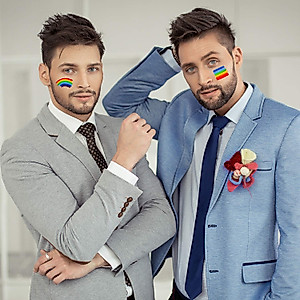 144 Sheets Rainbow Temporary Tattoos Rainbow Stickers Rainbow Body Tattoo for Party Celebration Supplies (Style Set 1)