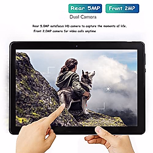 10.1 Inch Tablet, for Android11.0 System 8MP 16MP Portable Tablet HD Screen for Office (US Plug)