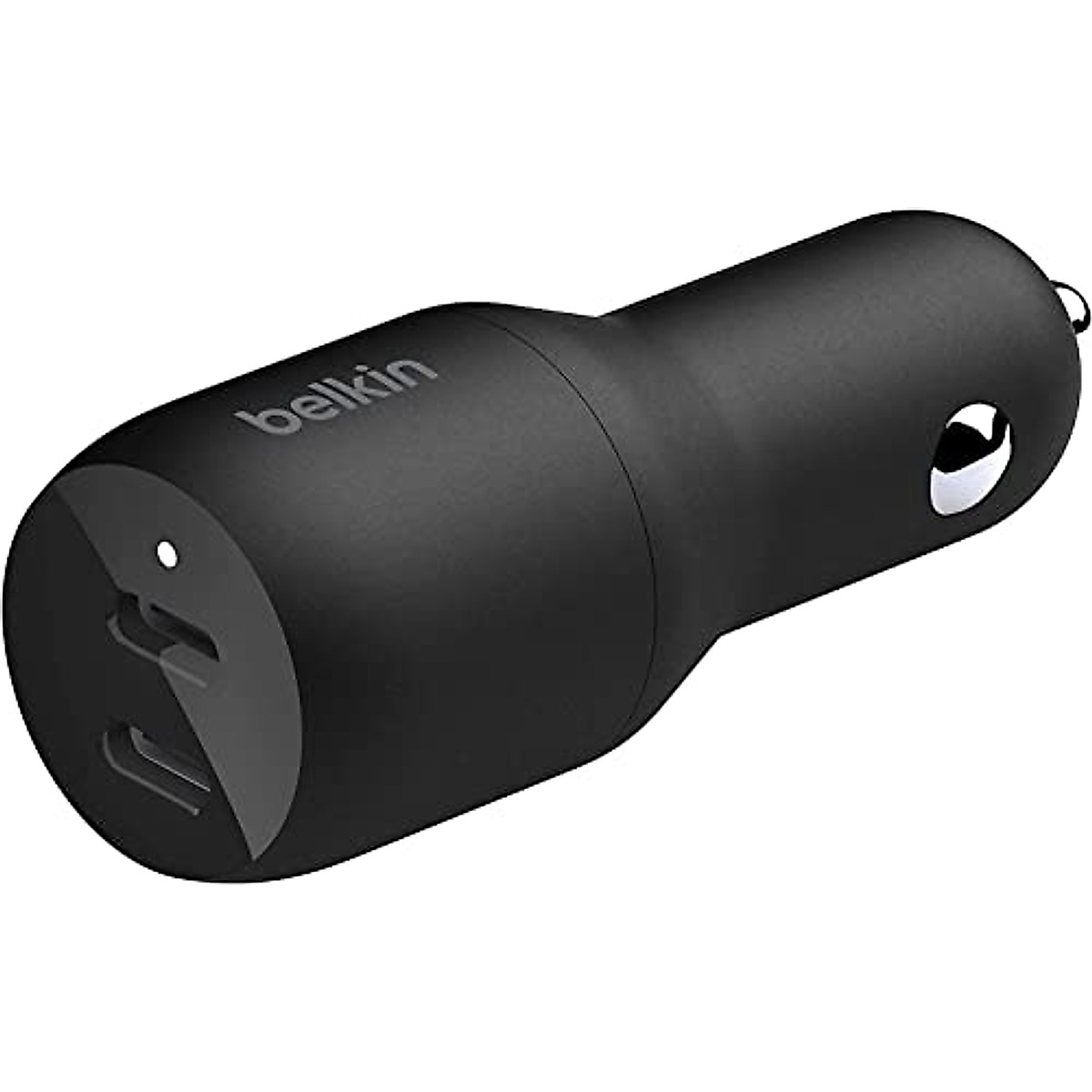 Belkin 36-Watt Dual-USB Car Charger - Power Delivery 2 18W USB-C Ports with PPS Charging Apple iPhone 14, 14 Pro, 14 Pro Max, iPhone 13, 13 Pro, 13 Pro Max Samsung Galaxy, AirPods - USB-C Charger