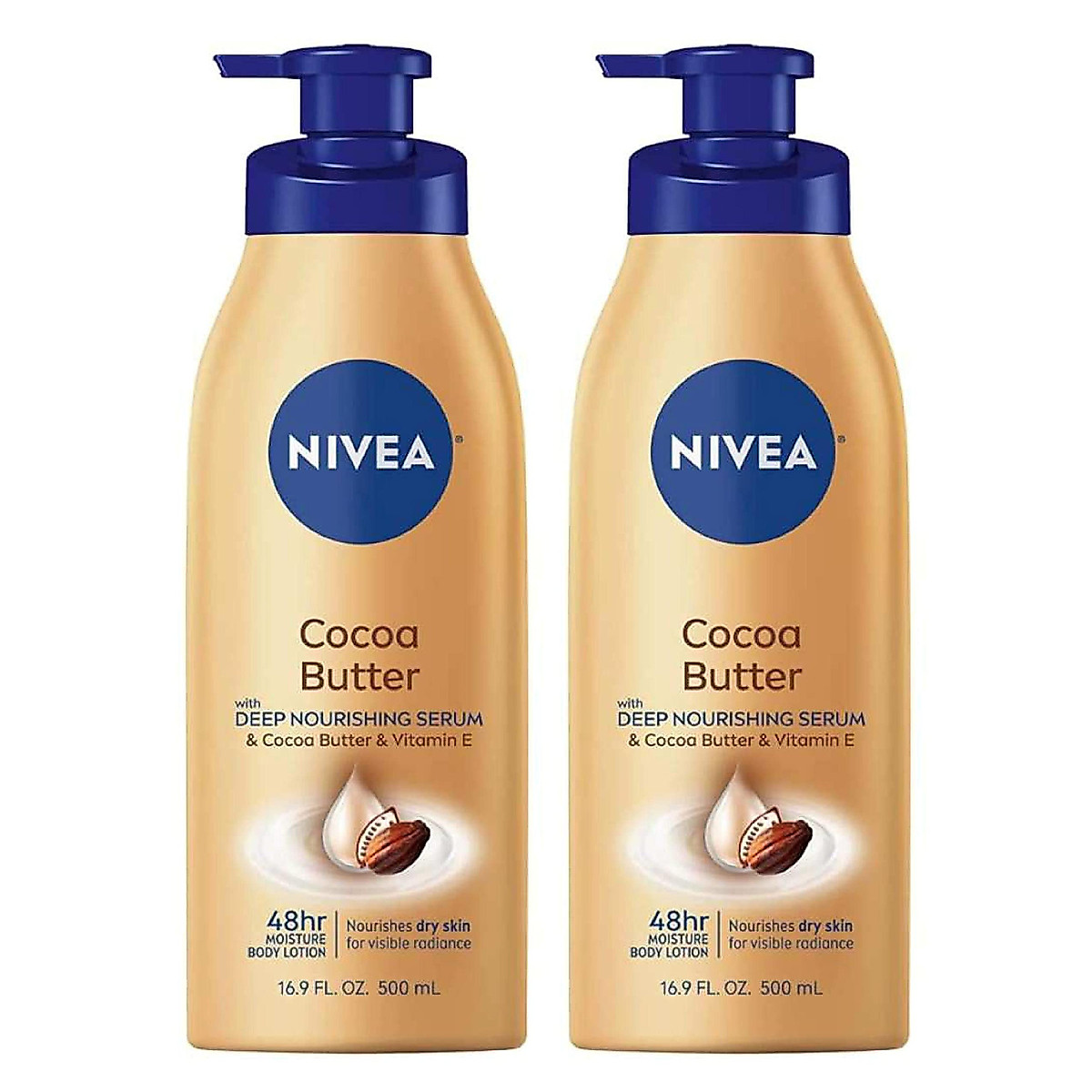 NIVEA Cocoa Butter Body Lotion 16.9 fl. oz. (Pack of 2)