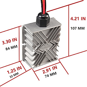 Vehicle Converter Isolation Transformer 36V 48V 60V 72V 84V 96V 120V to 12V DC Step Down 10A 120W Isolated