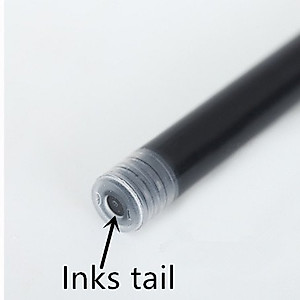Gullor 25 PCS International Size Pen Ink Cartridge to Fit Jinhao Fountain Pens, Black, 5 Per Pack