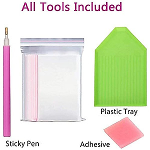 Christmas Diamond Painting Kits,Candy Snow House Diamond Art Kits for Adults, Full Drill 5d Diamond Dots Kits Gem Art for Adults Wall Home Decor-YNC046