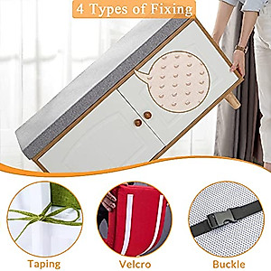 Custom Indoor Furniture Bench Cushions, Window Seat Cushions, Personalized Size Non-Slip Bench Pads, Thickened Foam Furniture Seat Cushion, Sofa ,Bay Window Indoor Furniture Breathable Linen Cushions