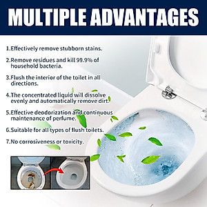 2 Pcs Splash Foam Toilet Cleaner,Splash Toilet Cleaner,Toilet Active Oxygen Agent,Multifunction Powerful Pipe Dredging Agent for Cleaning Toilet Drains