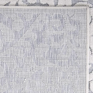 My Texas House by Orian Bluebonnets Area Rug, 5'2" x 7'6", Natural Blue