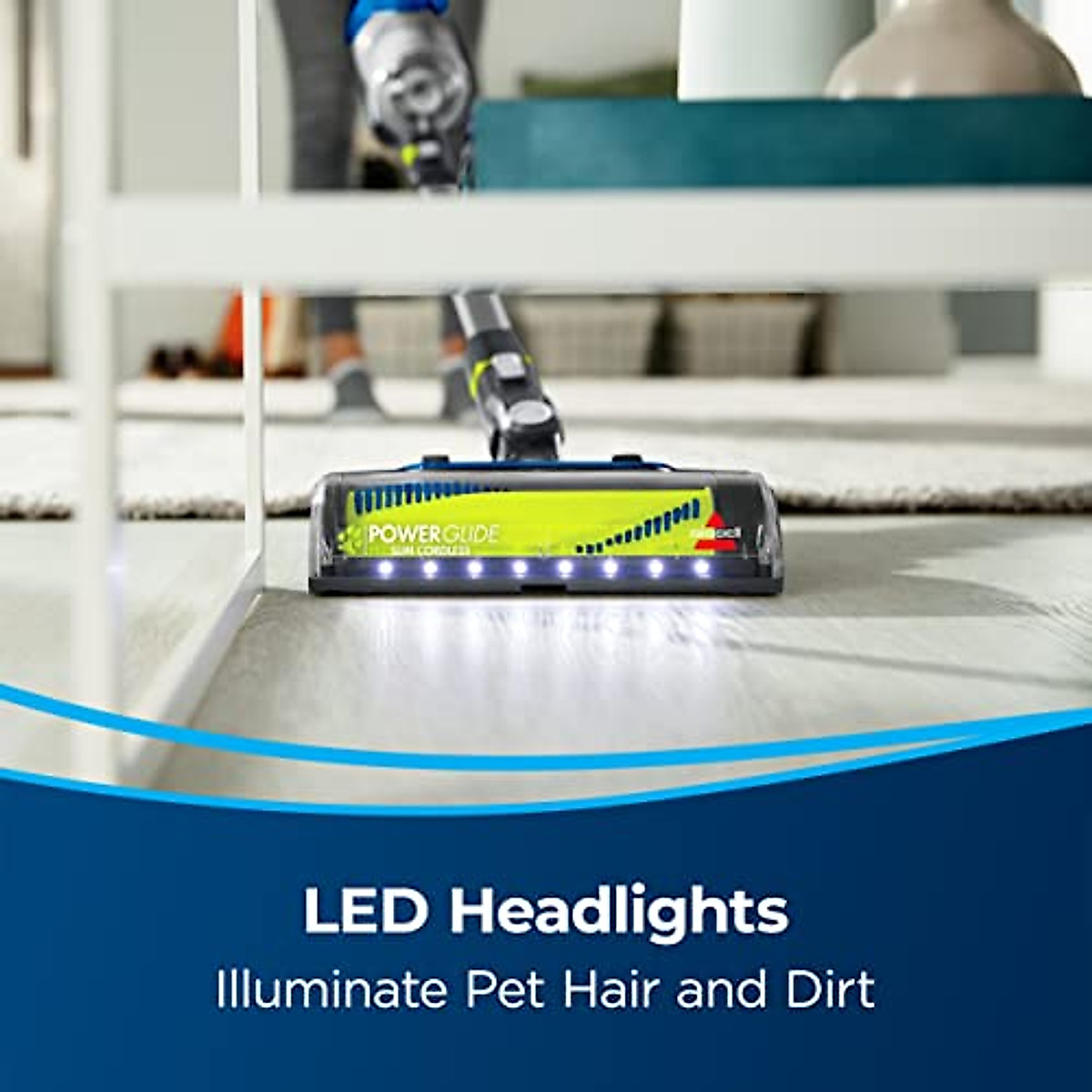 BISSELL PowerGlide Pet Slim Cordless Stick Vacuum, 3080