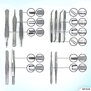 DEXSUR Professional Dissecting Kit Anatomy - 160 Piece Stainless Steel Biology Instruments Set for Medical & Veterinary Training