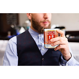 BETHEGIFT Gifts for Dad from Daughter, Son - Dad Christmas Gifts - Birthday Gifts for Dad - Dad Birthday Gift Ideas - Cool Gifts for Dad - Present for Dad 10oz Whiskey Rock Glass