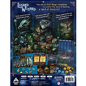 Forbidden Games | Lizard Wizard – Fantasy Strategy Game of Spellcasting, Potions, and Mystical Creatures, Ages 10+, 2-6 Players, Family Game Night Essential