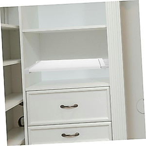 Cabilock Dressing Table Shelf Organizer for Home Retractable Rack Shelf Clothes Closet Portable Shelves Partition Plate Cabinet Storage Rack Clothing Wardrobe Rack Splitter