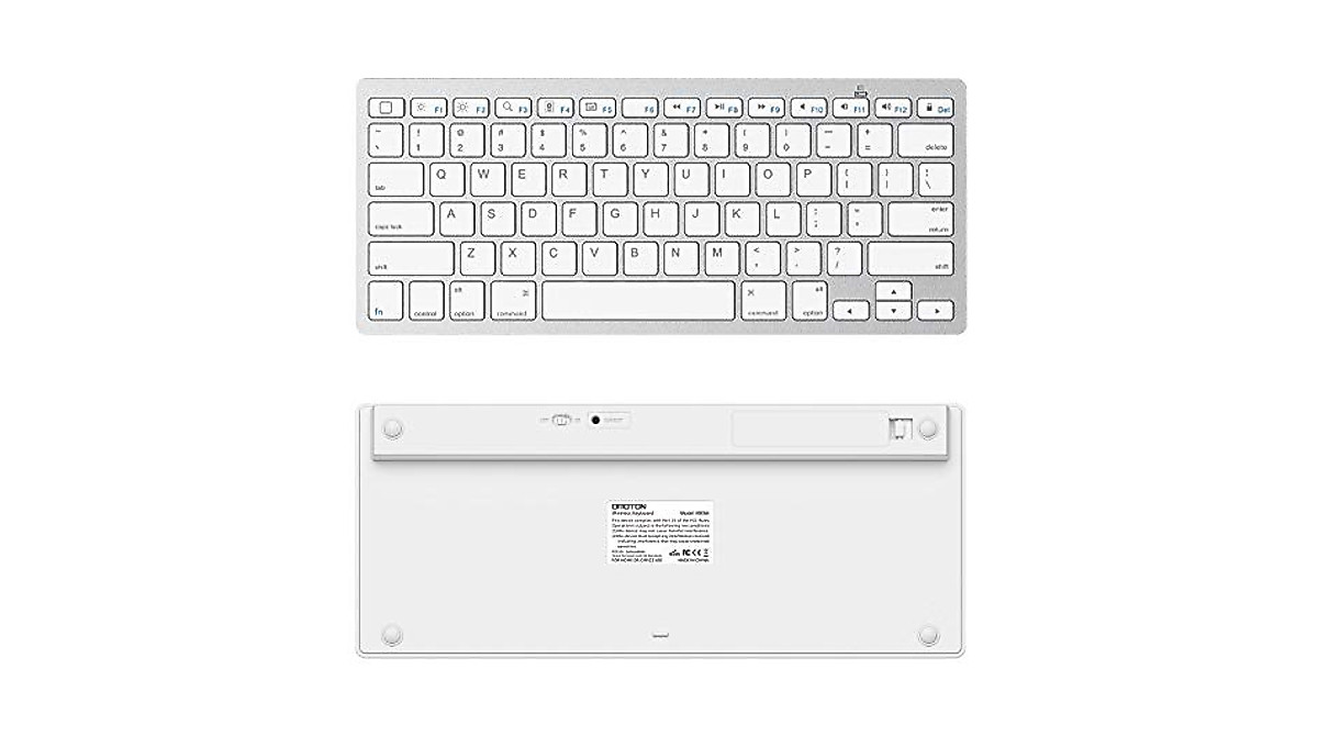 OMOTON Ultra-Slim Bluetooth Keyboard for iPads & More