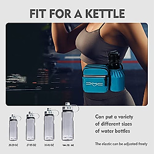 Fanny Packs For Women Waterproof Fanny Pack With Bottle Holder Relaxhik Plus Size Fanny Pack For Men Suitable For Dog Walking Travel Sport Hiking Cycling Fit All Phones (Bottle Not Included)