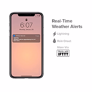 Tempest Weather System with Built-in Wind Meter, Rain Gauge, and Accurate Weather Forecasts, Wireless, App and Alexa Enabled