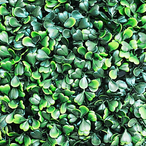 VegasDoggy 2 PCS 15.7 Inch Artificial Boxwood Balls Topiary - UV Protected 4 Layers Faux Plants Decorative Balls for Indoor, Outdoor, Garden, Wedding, Balcony, Backyard and Home Decor