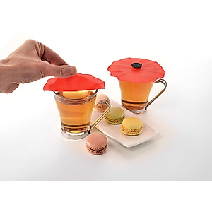 Charles Viancin Poppy Drink Cover Set/2