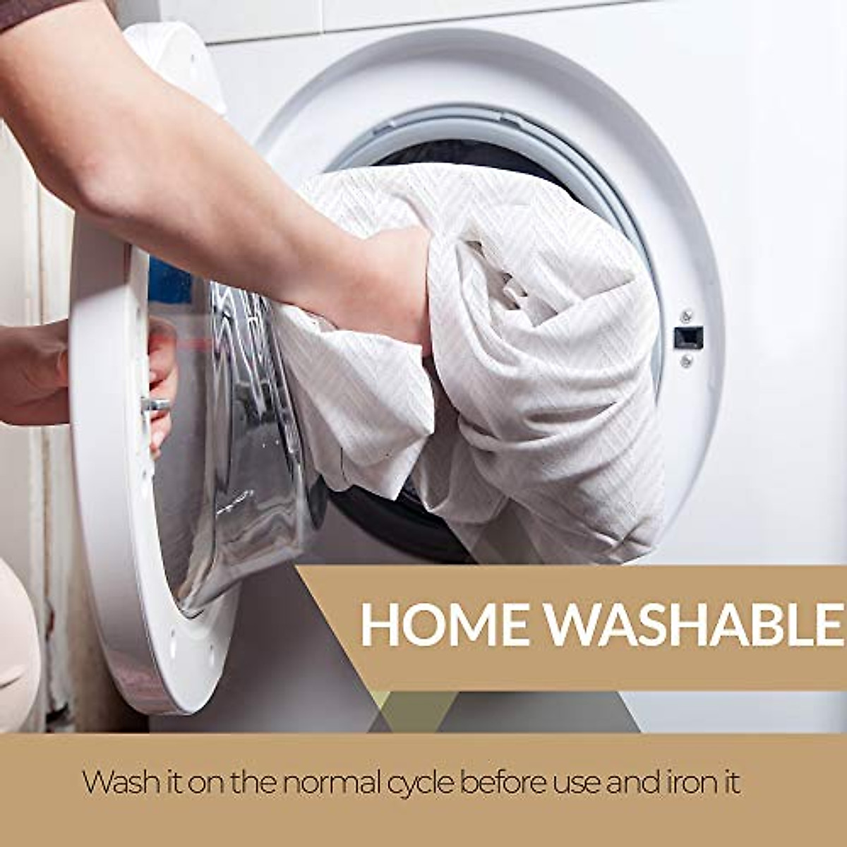 Comfortica Classics 100% Organic Cotton Super-Soft and Breathable Bed/Throw Blanket Herringbone Design - Queen, Lilac