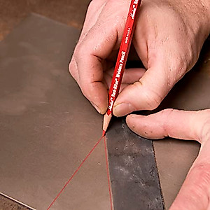 Markal 96105 Red-Riter/Silver-Streak Welder Pencil, 1 Red-Riter and 2 Silver Streak Pencils